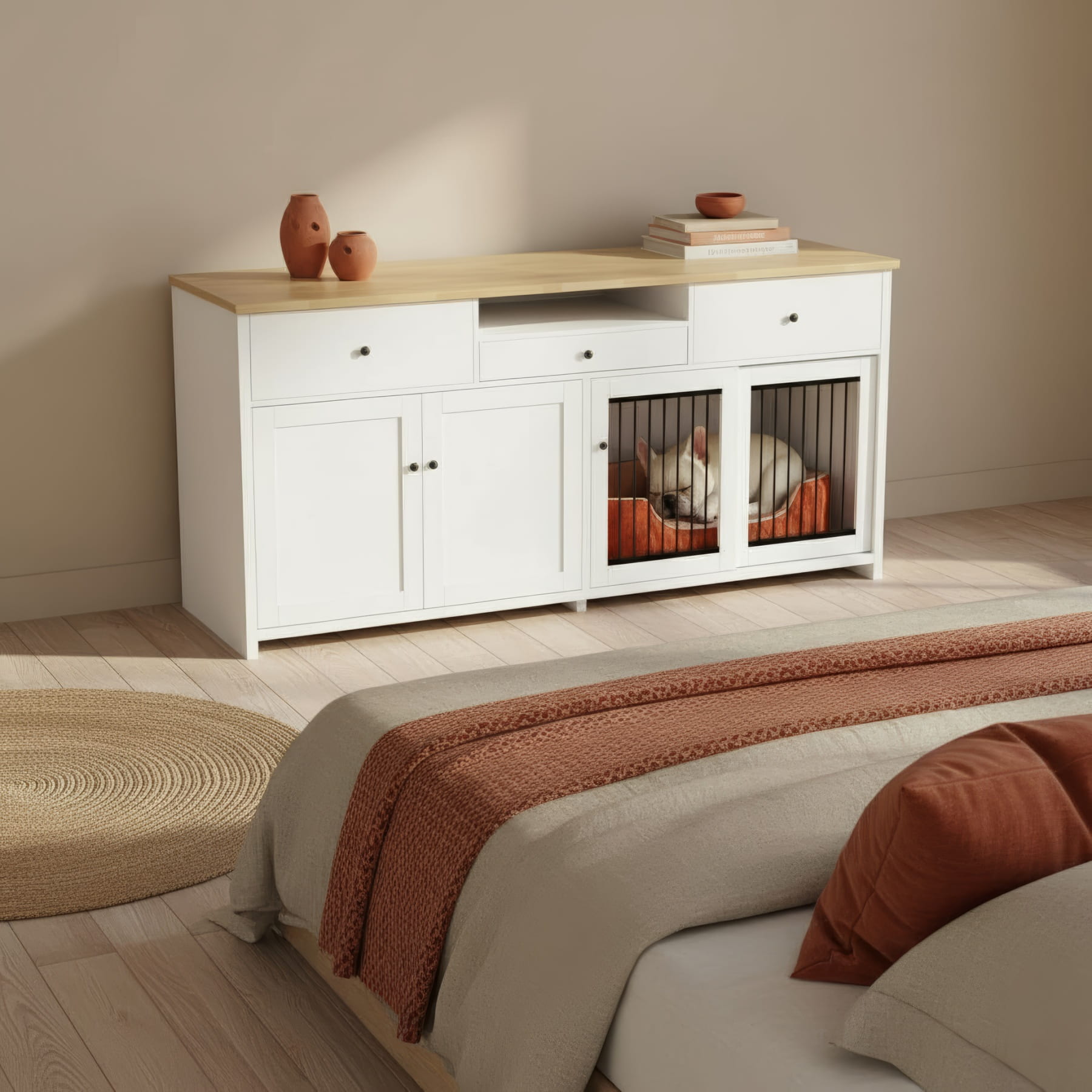 Furniture-Style Dog Crates That Replace Furniture: What to Look For ...